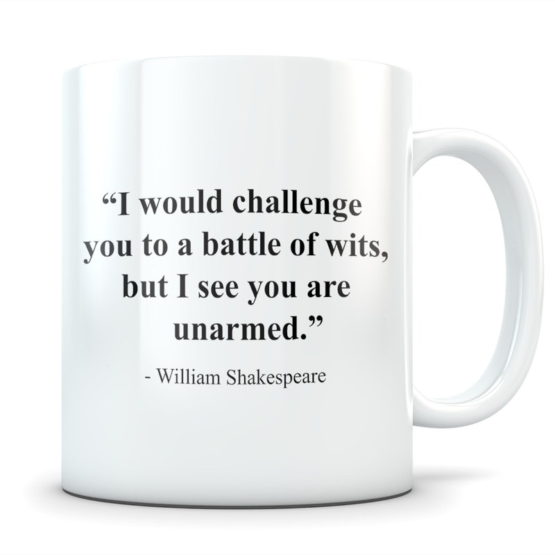 Shakespeare Mug - Etsy