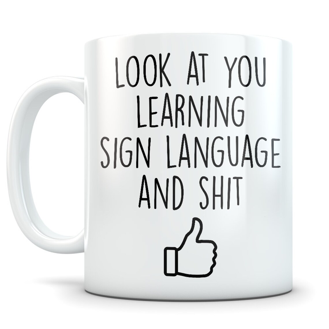 ASL graduation gifts sign language gifts asl mug asl gift | Etsy