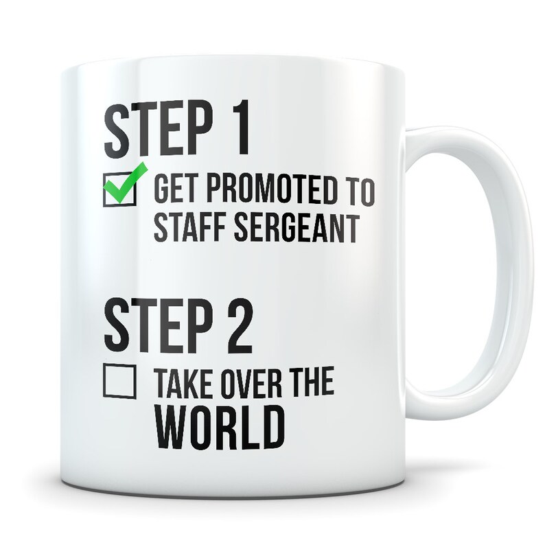 Staff Sergeant Promotion Gift Staff Sergeant Promotion - Etsy