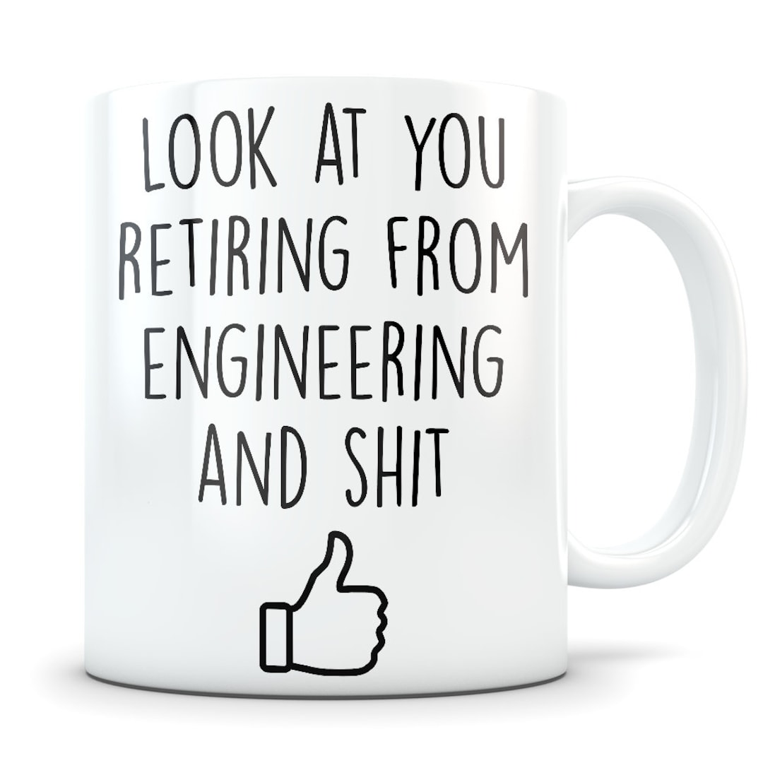 Engineer Retirement Gift for Men and Women, Retired Engineer Gift ...