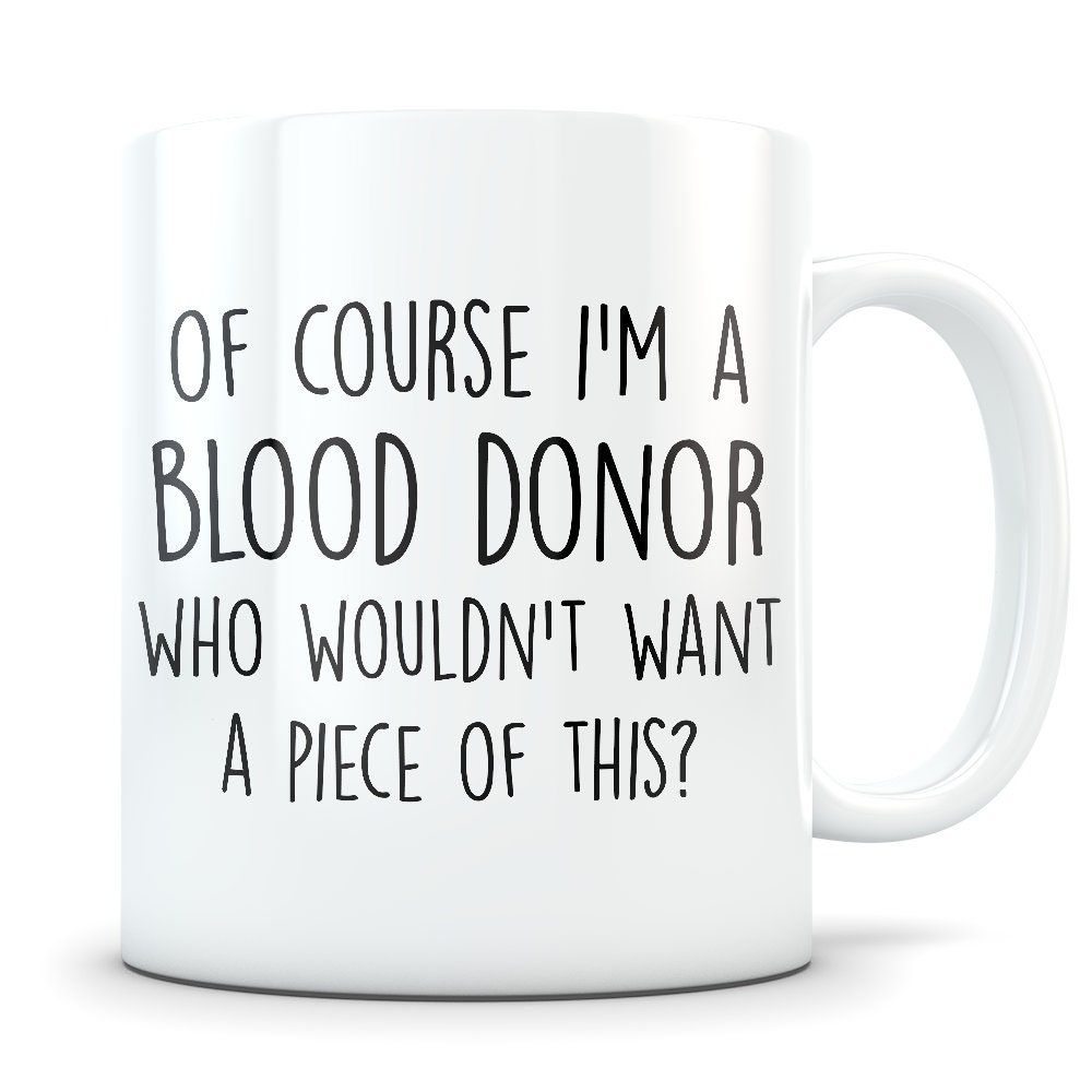 Blood Donor Gifts for Men and Women Blood Donor Mug Funny - Etsy India