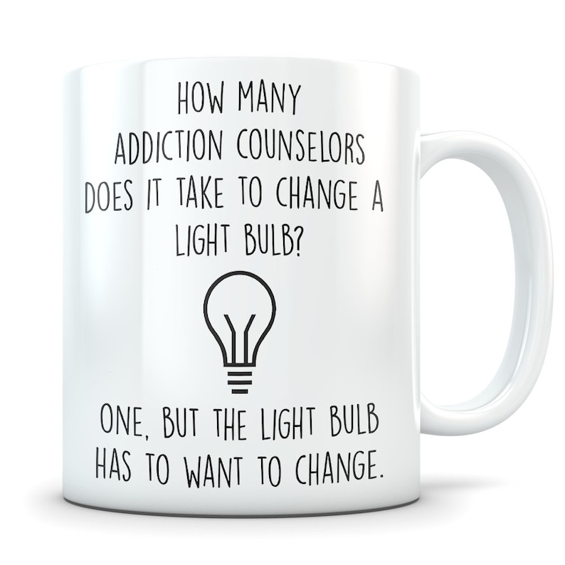 Addiction Counselor Gift, Addiction Counselor Mug, Addiction Counselor ...