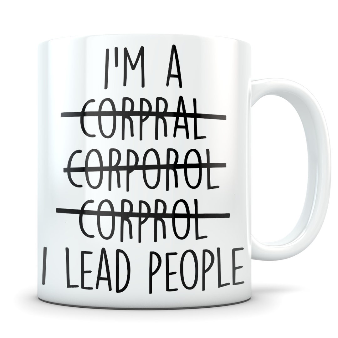 Corporal Gift, Corporal Mug, Corporal Promotion, Corporal Appreciation ...