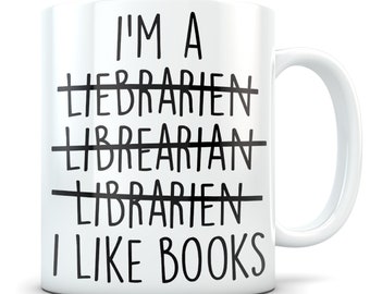 Library Coffee Mug - Etsy