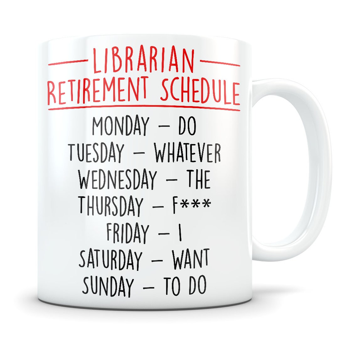 Librarian Retirement Gift for Men and Women, Retired Librarian Gift ...