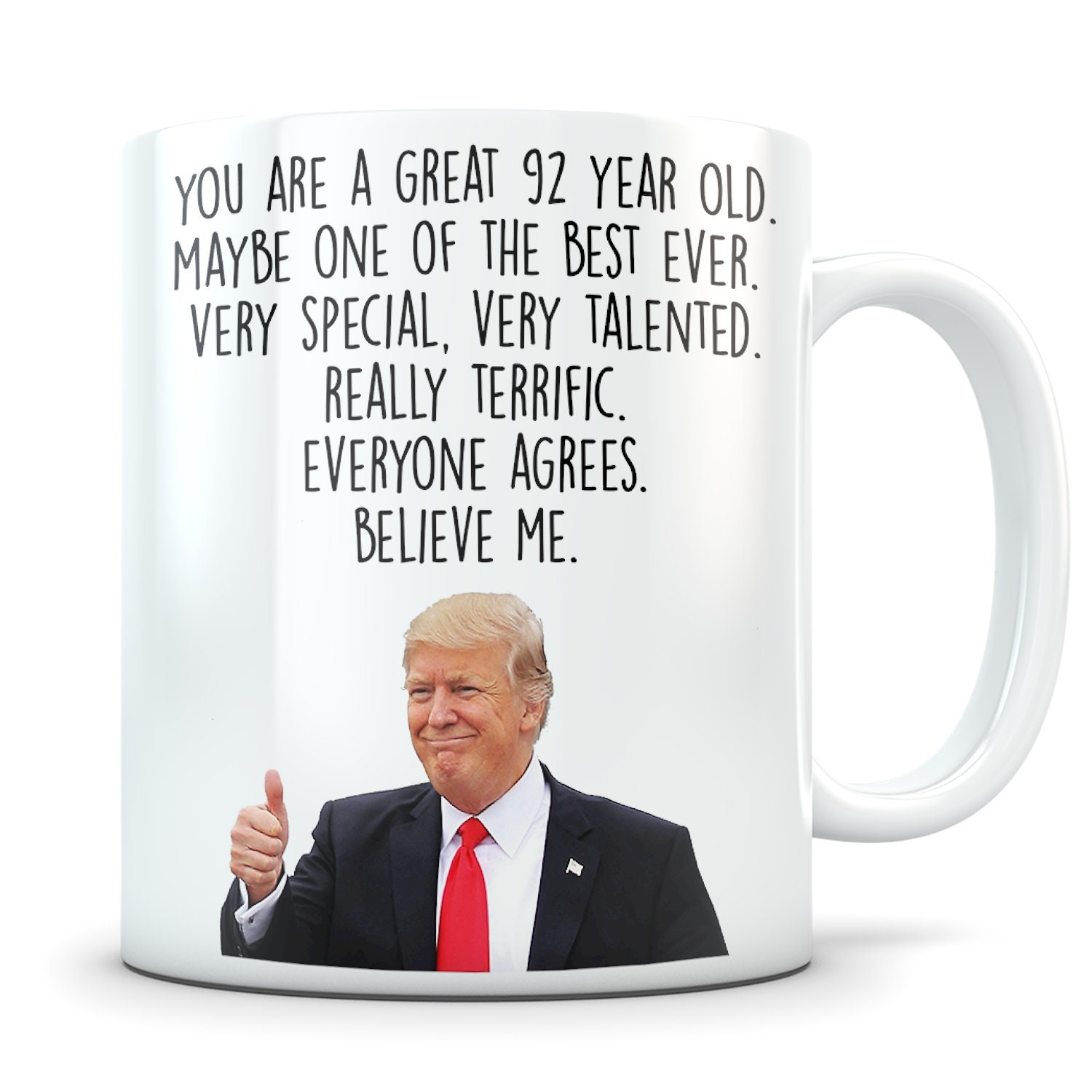 Funny 92nd Birthday Gift 92nd Birthday Mug 92 Year Old - Etsy Canada