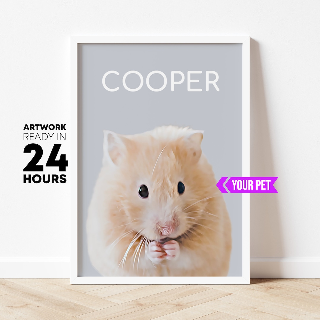 Hamster Gift, Hamster Mom, Hamster Dad, Hamster Memorial, Personalized ...