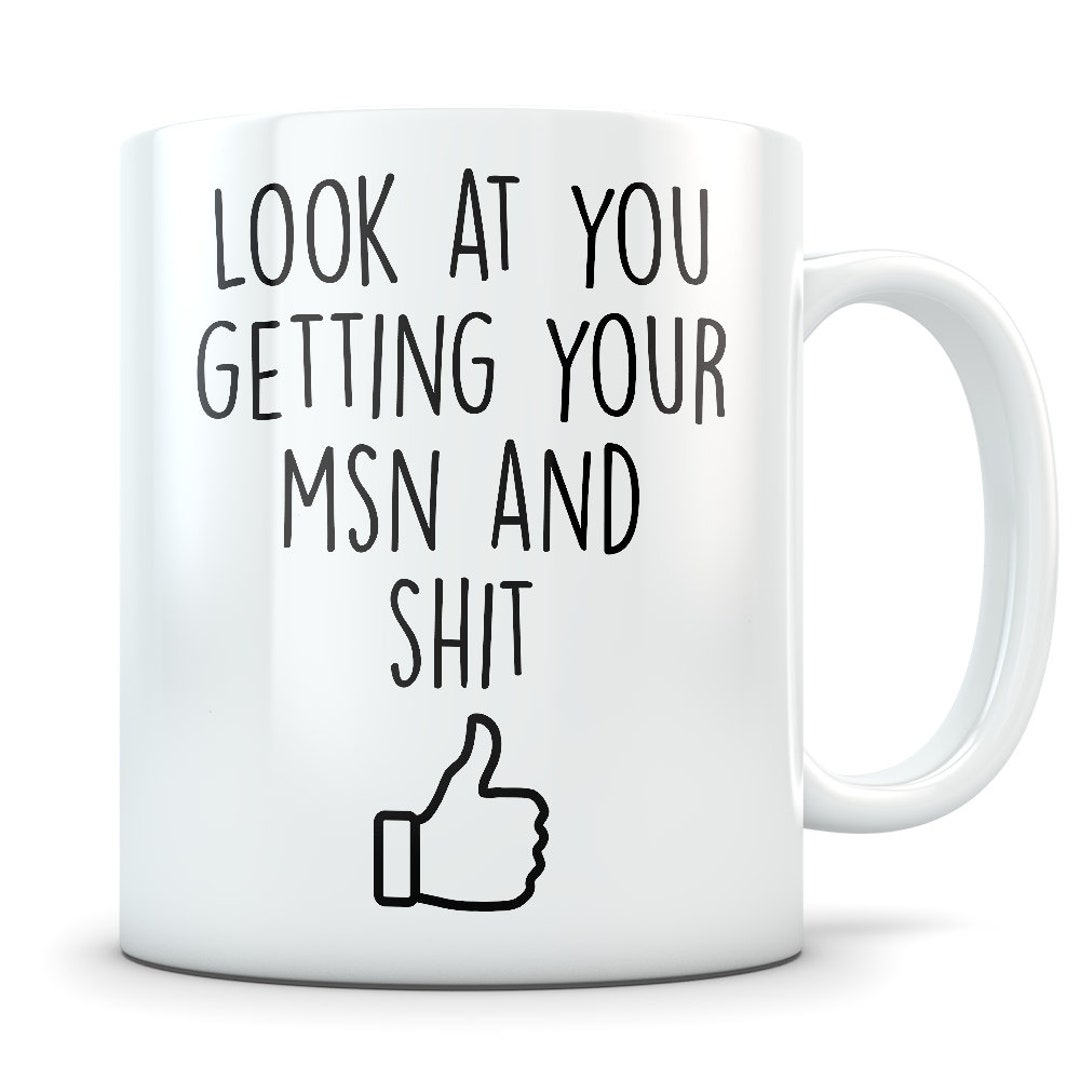 MSN Graduation Gift, MSN Graduate Gifts, MSN Gift, Master of Science in ...