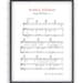 Personalised Favourite Song Music Sheet Notes Print - Etsy