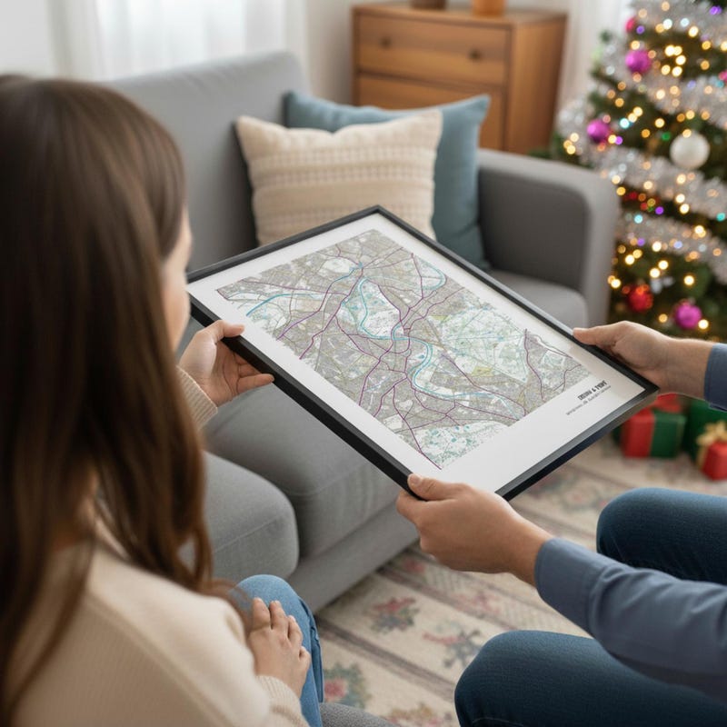 Framed Os Map - Etsy UK