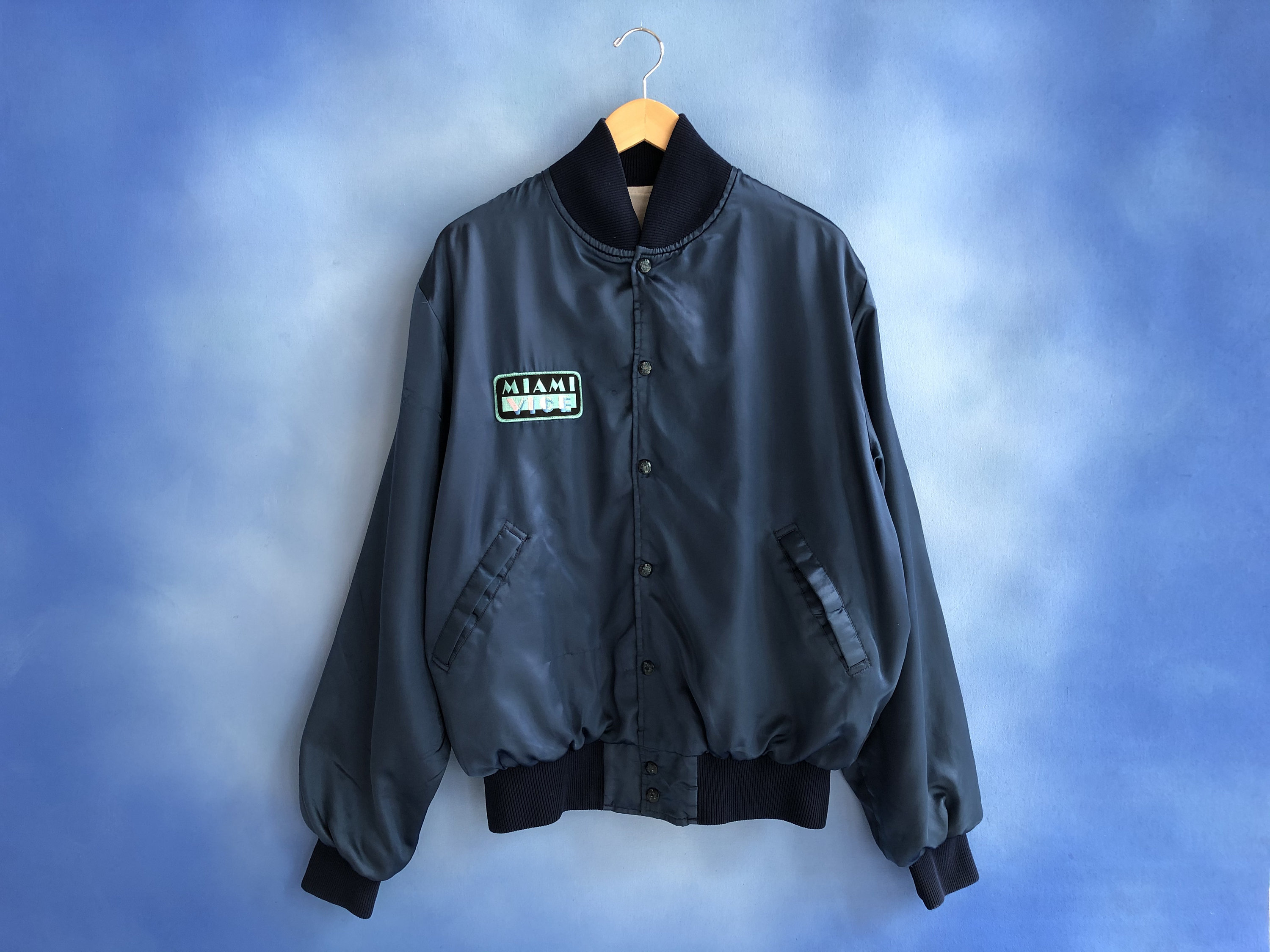 Vintage MIAMI VICE JACKET miami vice satin bomber jacket | Etsy