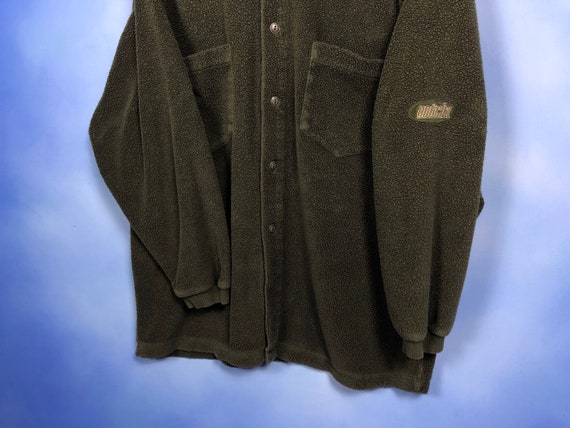 vintage GOTCHA FUZZY BUTTONDOWN \\ oversized gotcha b… - Gem