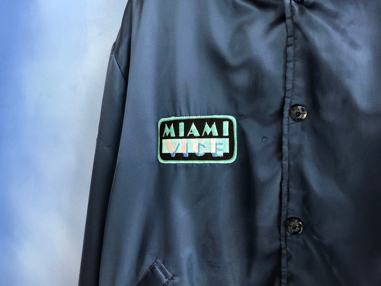 Vintage MIAMI VICE JACKET miami vice satin bomber jacket | Etsy