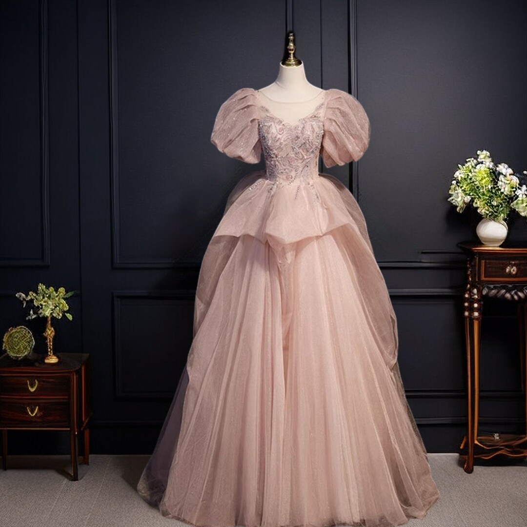 Palace Style Prom Dress, High End Beading Evening Dress, Fairy Princess ...
