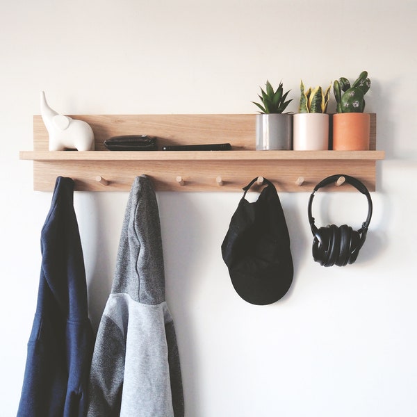Wooden Coat Rack - Etsy