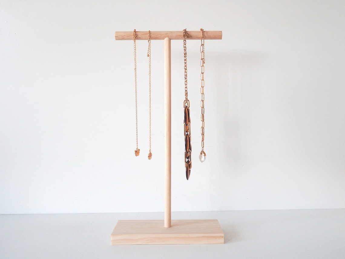 Necklace Holder Stand Necklace Stand Necklace Display Long | Etsy