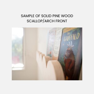 Scallop Picture Ledge - Scallop Shelf, Picture Ledge Shelf, Floating ...