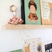 Minimalist Book Display Ledge pine Wood 1pc Photo Ledge - Etsy