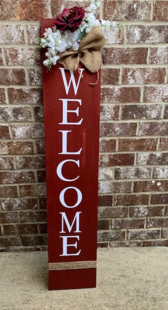 Welcome Porch Sign | Etsy