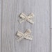 Cream Lace Ribbon Bows Girl Bow Headband Toddler Bow Pigtail Bow ...