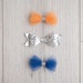 Denver Broncos Bows | Girl Bows | Sports Bows | Silver Glitter ...