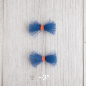 Denver Broncos Bows | Girl Bows | Sports Bows | Tulle Bows | Headband ...