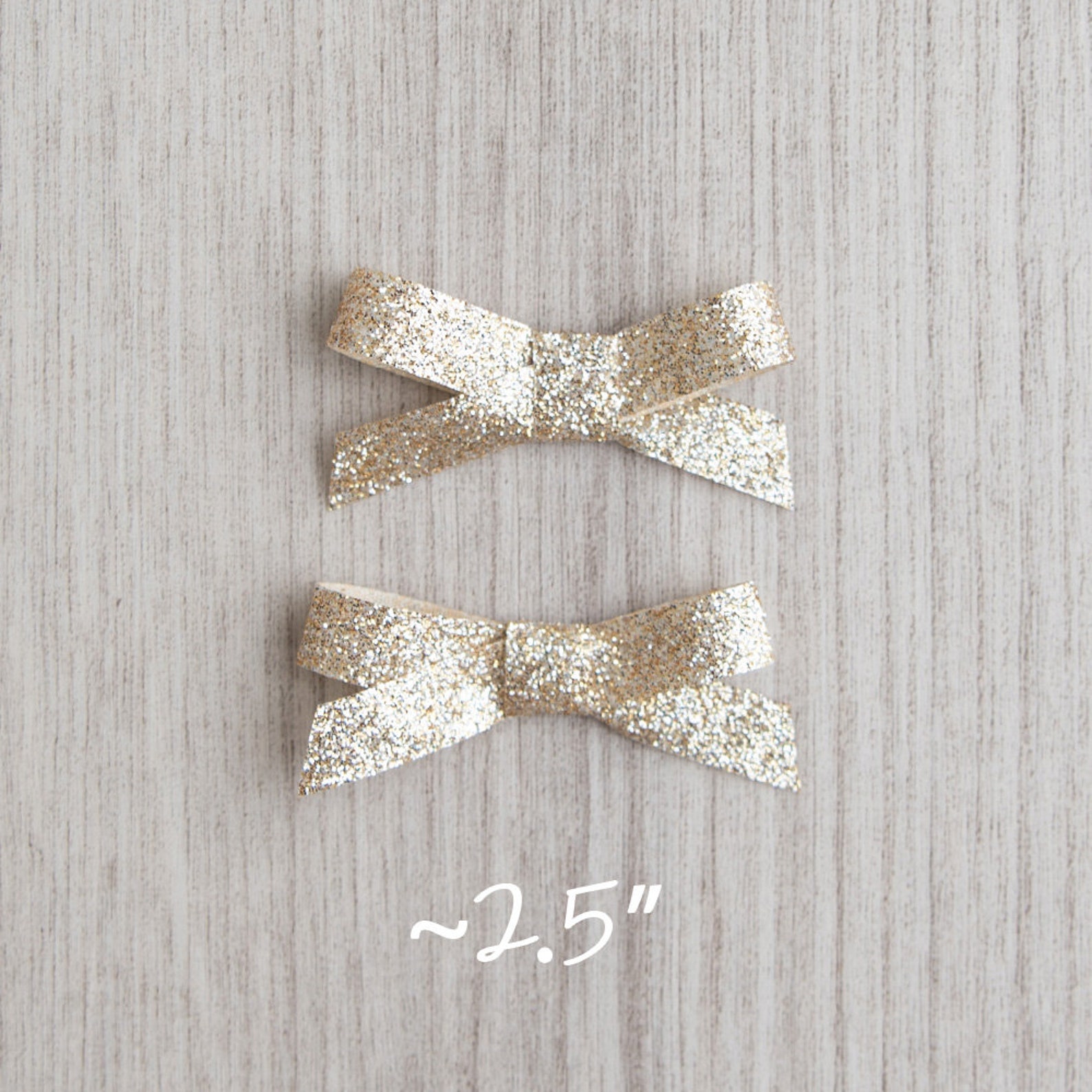 Gold Sparkle Pigtail Bows Girl Bows Gold Pigtail Bows | Etsy