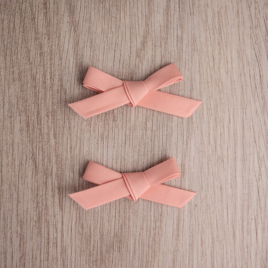 Baby Pink Pigtail Bows | Girl Bow | Pigtail Bows | Headband | Toddler ...