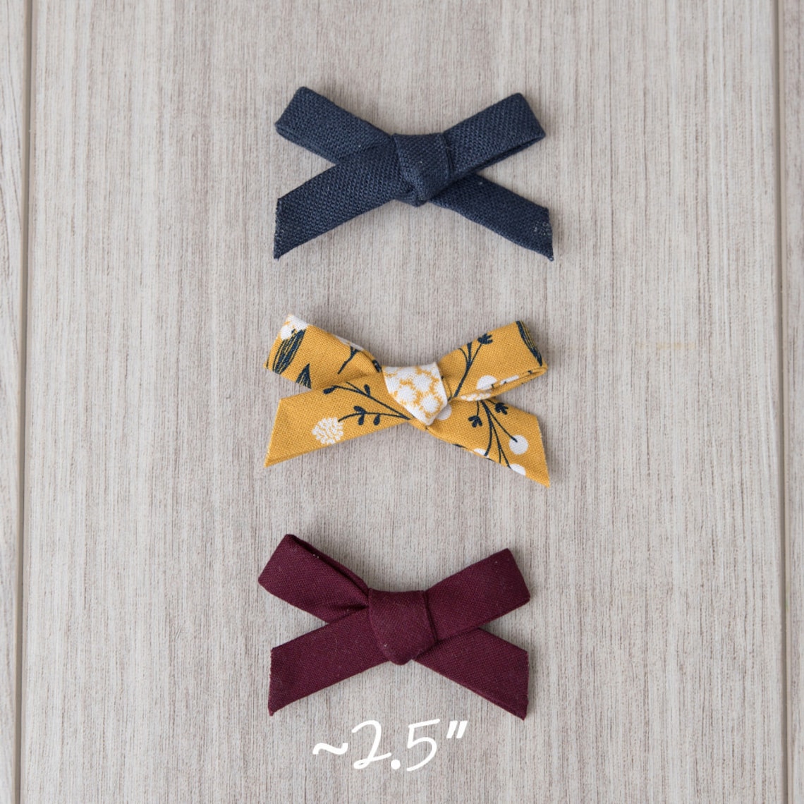 Fall Fabric Bows | Girl Bow | Bias Tape Bow | Headband | Alligator Clip ...