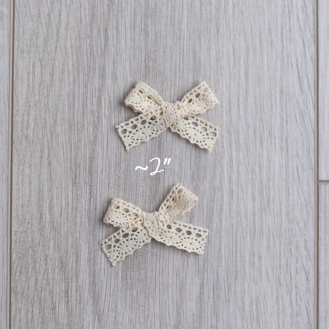 Cream Lace Ribbon Bows Girl Bow Headband Toddler Bow | Etsy