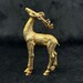 Ancient Unique Solid Bronze 18k Gold Plated Indo Greek Deer - Etsy