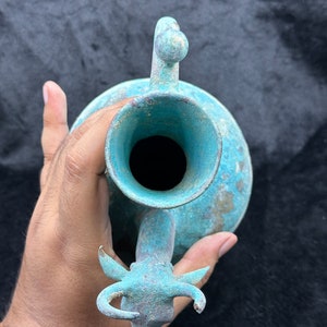Ancient Near Eastern Empire Bronze Ewer With Protome of a Cow - 5th ...
