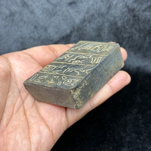 Very Old Egyptian Stone Relief Tile Depicting Ancient Scripts - Etsy