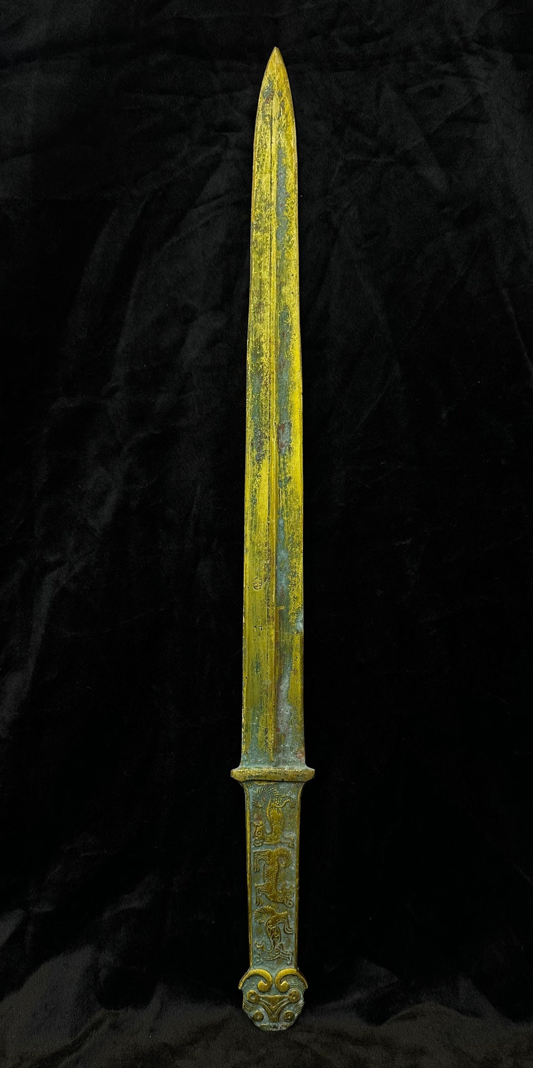 Ancient Roman Old Bronze Gold Gilded Unique Beautiful Sword 200 BC - Etsy