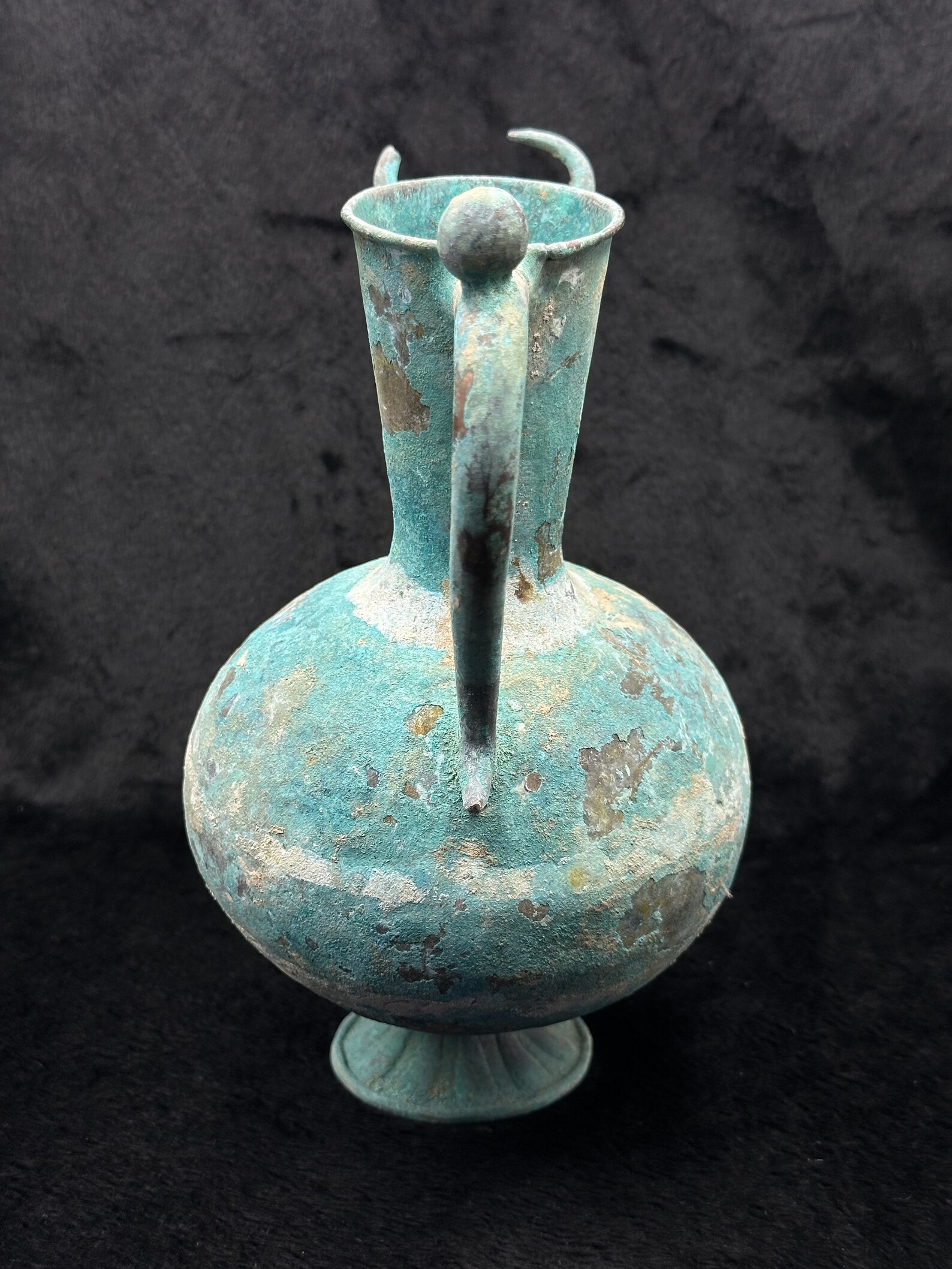 Ancient Near Eastern Empire Bronze Ewer With Protome of a Cow - 5th ...