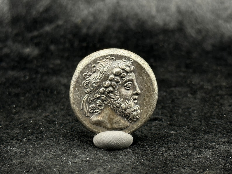 Ancient Roman Empire King Unique Find Silver Plated Good Condition Coin ...