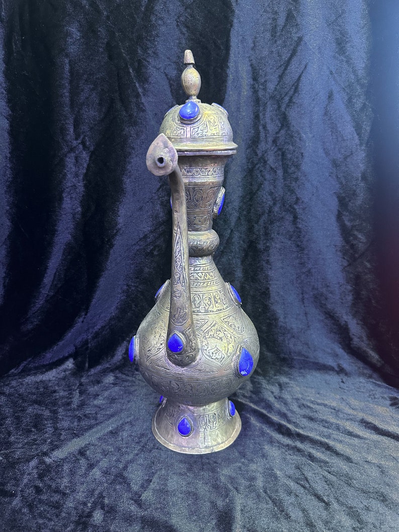 Antique Islamic Safavid Artifact Engraved White Metal Museum Quality ...