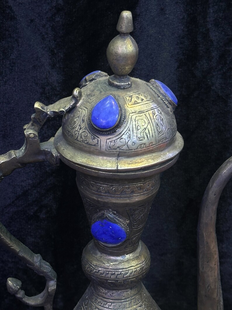 Antique Islamic Safavid Artifact Engraved White Metal Museum Quality ...