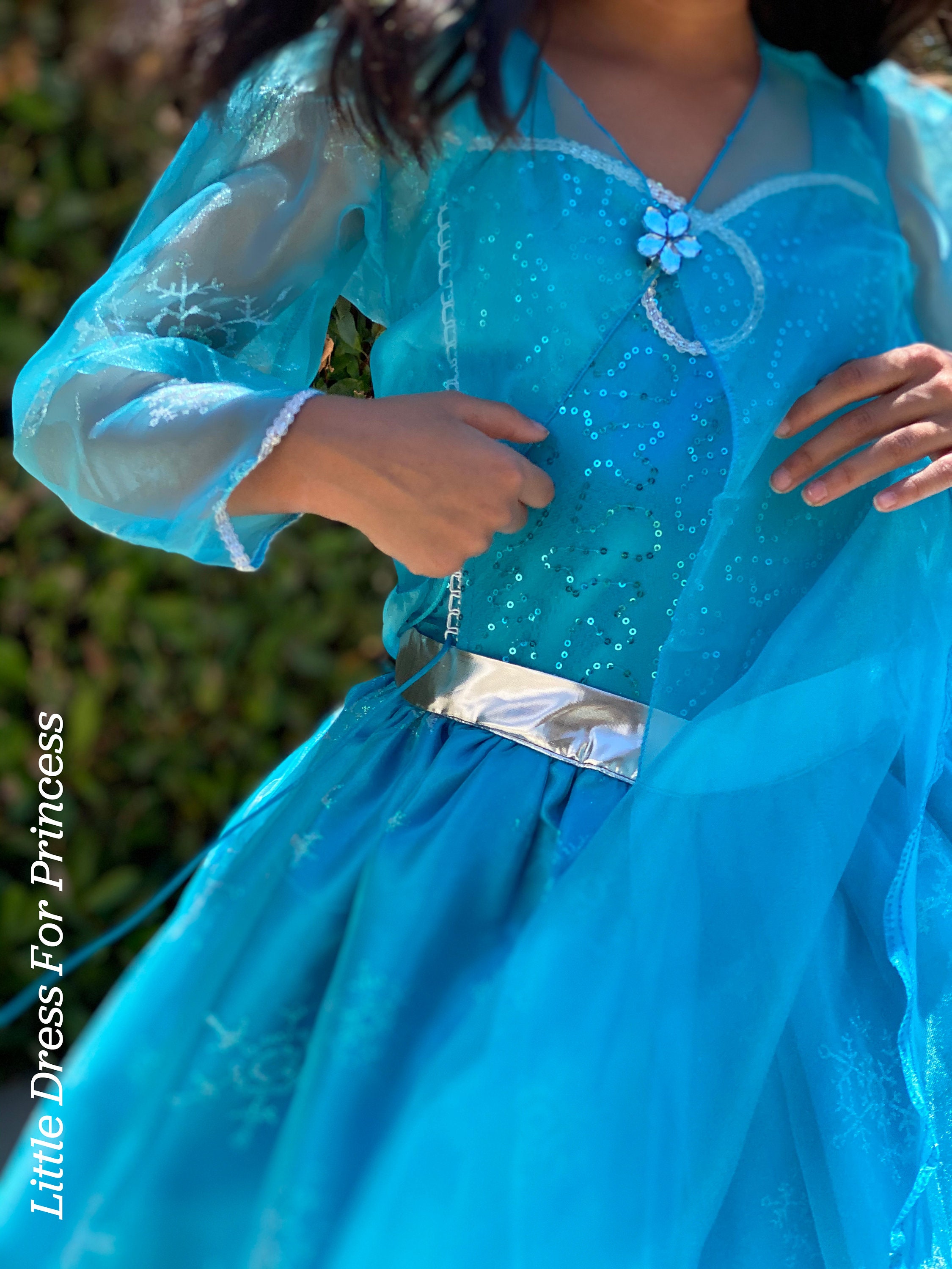 Disney Princess Elsa Inspired Costume/frozen Dress for - Etsy