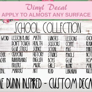Rae Dunn Inspired Decal Custom Rae Dunn Inspired Decal - Etsy