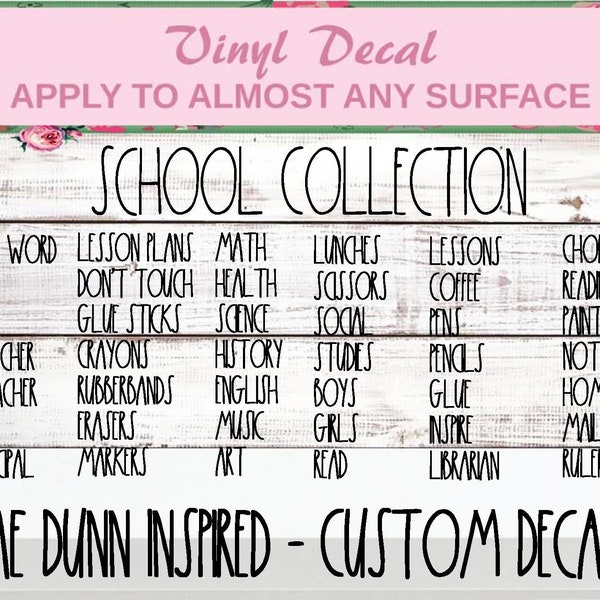 Rae Dunn Decals - Etsy