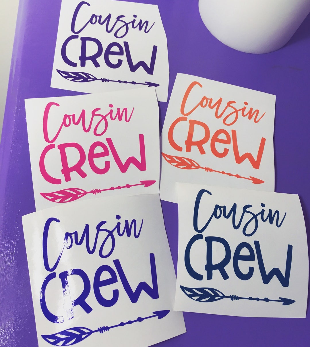 Cousin Crew, Cousin Decal, Cousin Squad, Little Cousin, Big Cousin ...