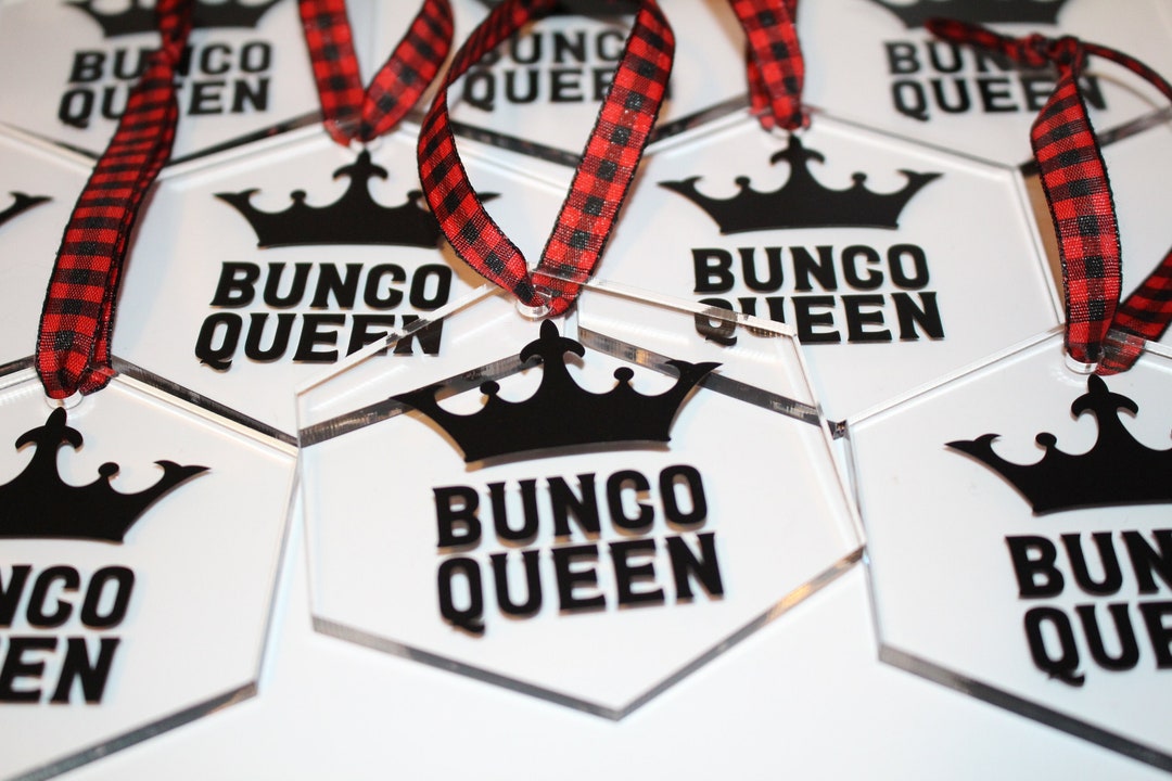 Bunco Christmas Ornament, Bunco Acrylic Ornament, Bunco Babes, Bunco ...