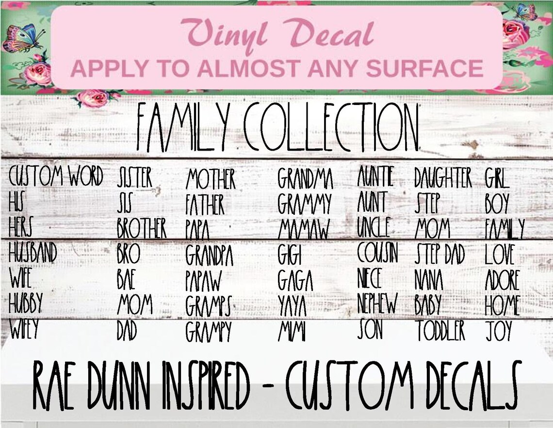 Teacher School Decals, Rae Dunn Inspired Decal, Teacher Dunn, School ...