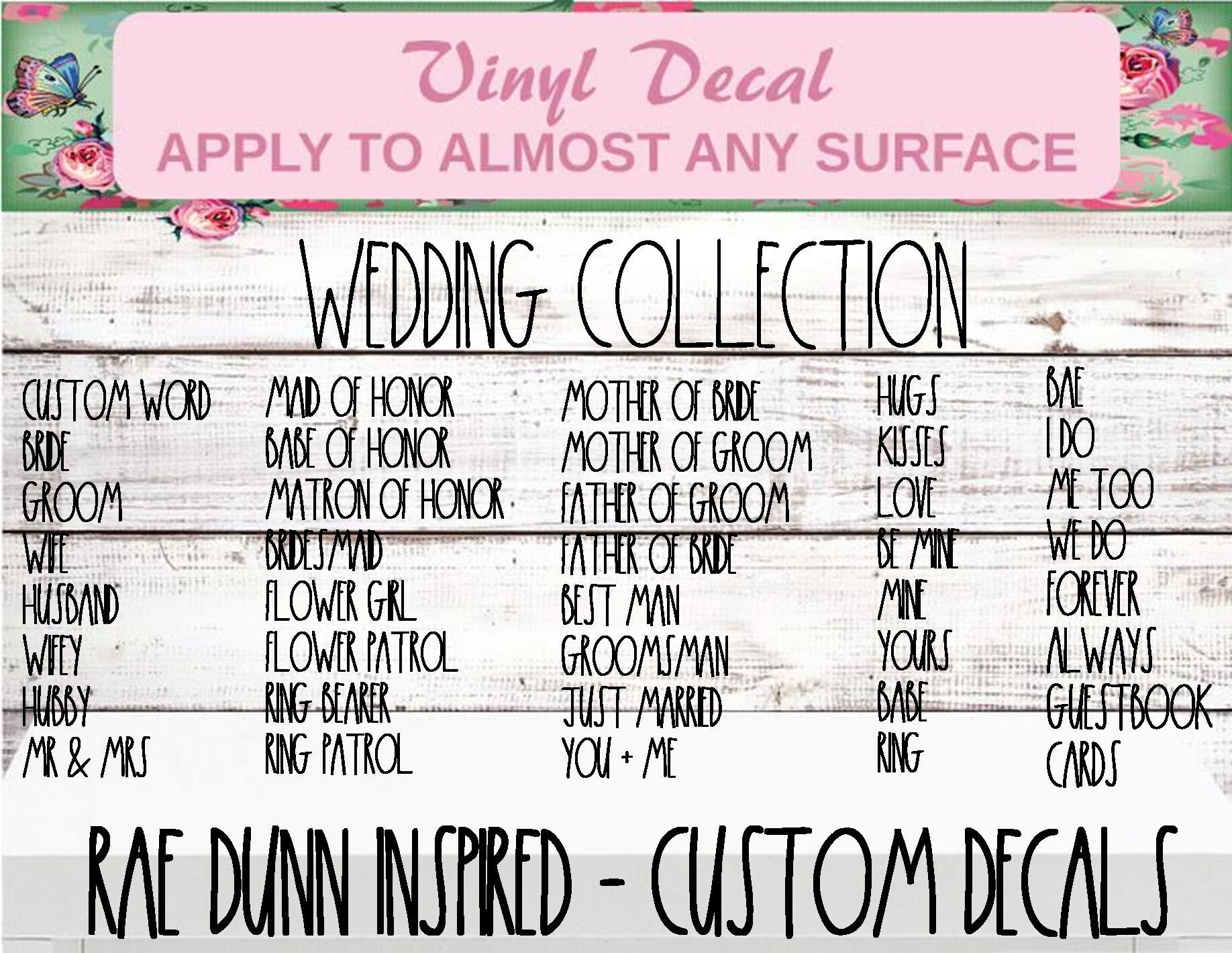 Teacher School Decals, Rae Dunn Inspired Decal, Teacher Dunn, School ...