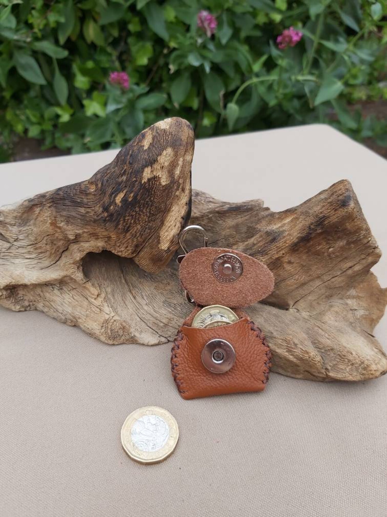 Genuine Soft Leather One Pound Coin Purse - Etsy