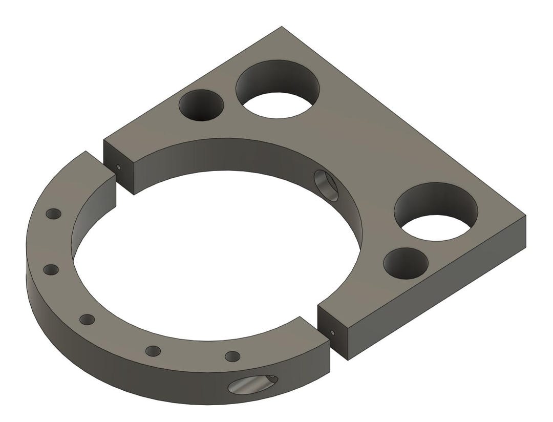 4" Pvc Sch 40 Pipe Clamp for Dust Collection - Etsy
