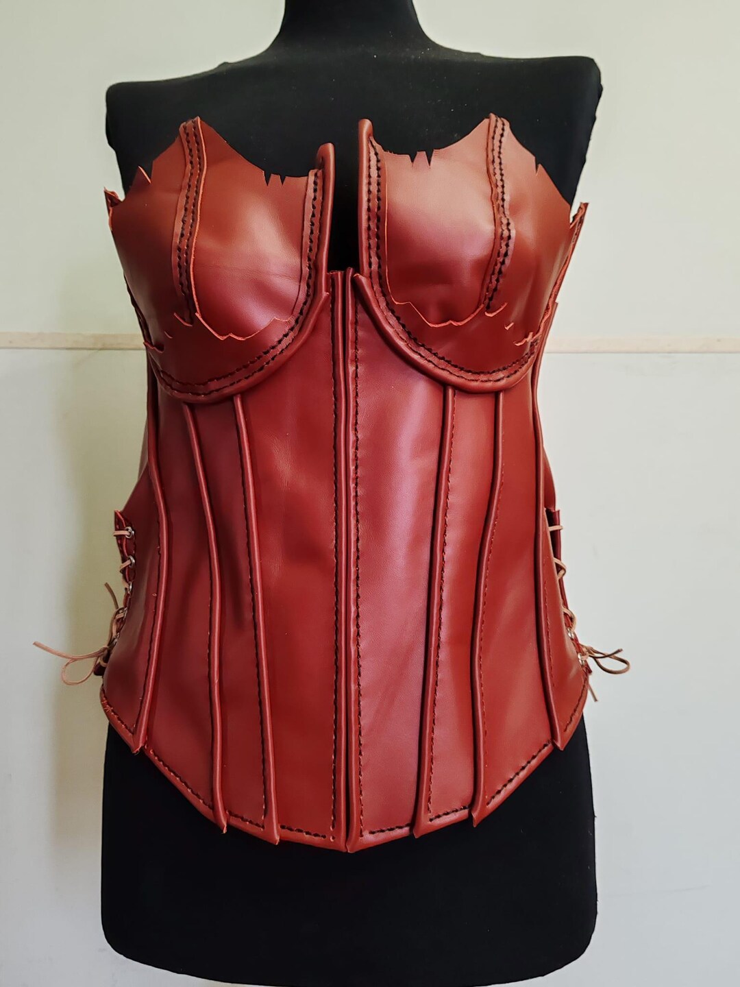 Dragon Model Corset in Real Leather - Etsy