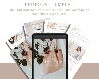 Freelancer Project Proposal Template Canva - Etsy