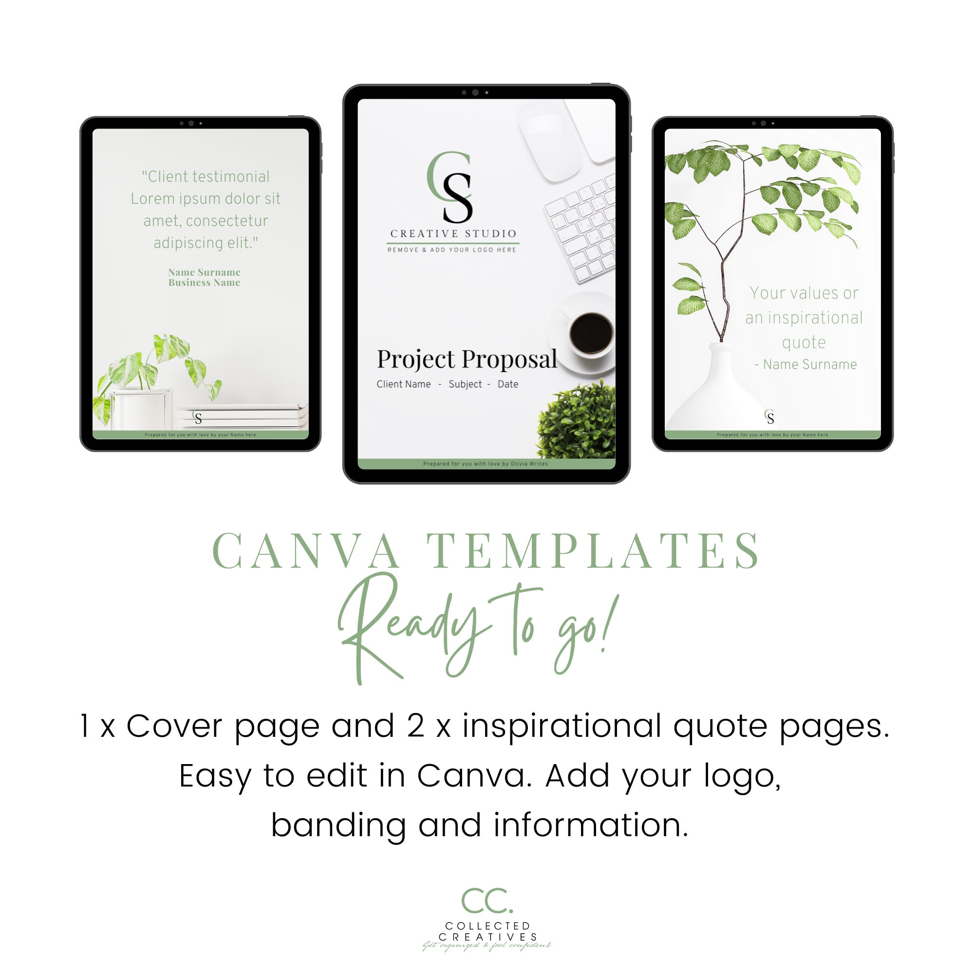 Freelancer Project Proposal Template Canva - Etsy